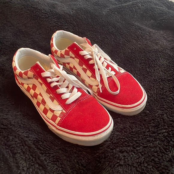 Vans | Shoes | Vans Primary Check Old Skool Shoe Size 7 Us Women 55 Us ...